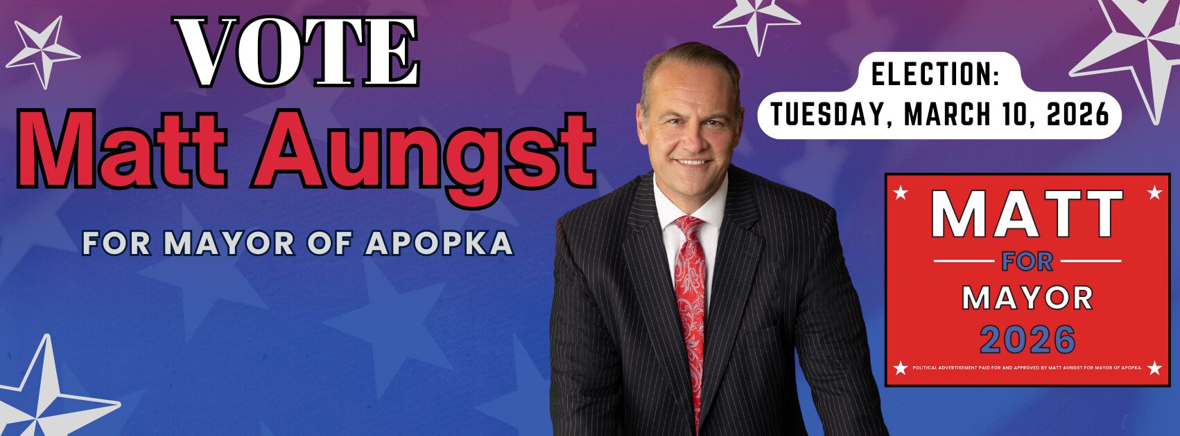 Matt Aungst for Apopka Mayor